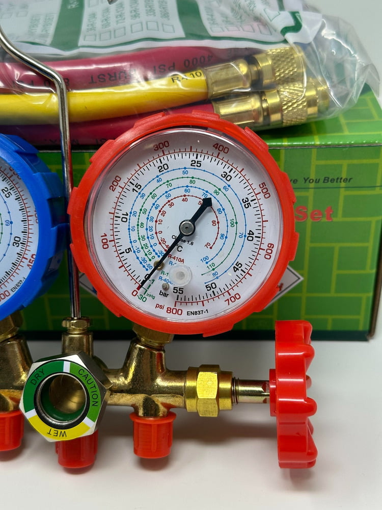 Manometro Manifold Refrigeracion – R410 R410a R134 R404 R22 – Refricom