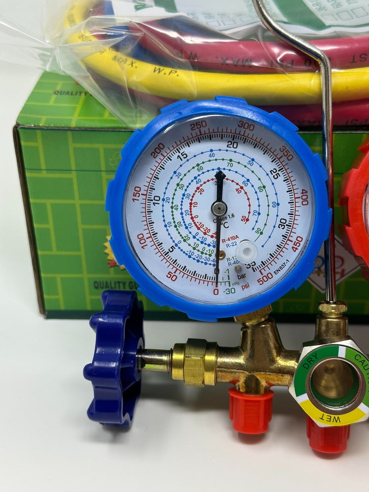 Manometro Manifold Refrigeracion – R410 R410a R134 R404 R22 – Refricom
